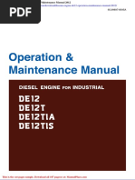 Hyundai Diesel Engine D4a d4d Shop Manual | PDF