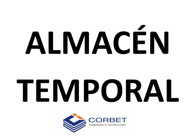 Almacén Temporal: Guía y Funciones | PDF