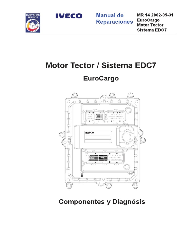 Sistema-EDC7 - Tector 4 (ECU) | PDF | Inyección de combustible | Acelerador