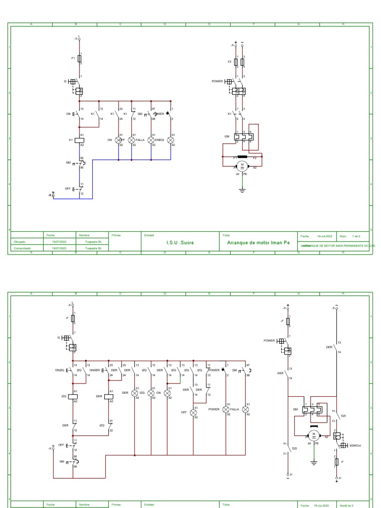 Arraque de Motor Iman Permanente y Giro Inverso DC | PDF