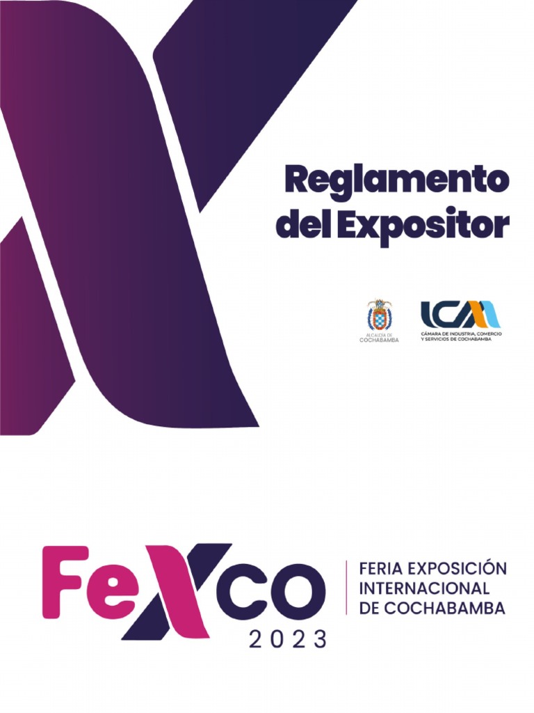 Reglamento Del Expositor FEXCO 2023 | PDF | Cableado eléctrico | Seguro