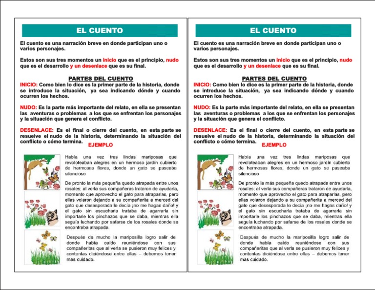 El Cuento y Sus Partes | PDF