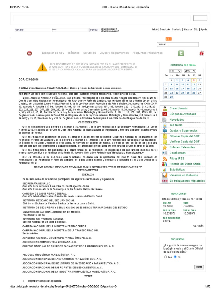 Nom 059 | PDF | Medicamentos con receta | Farmacia