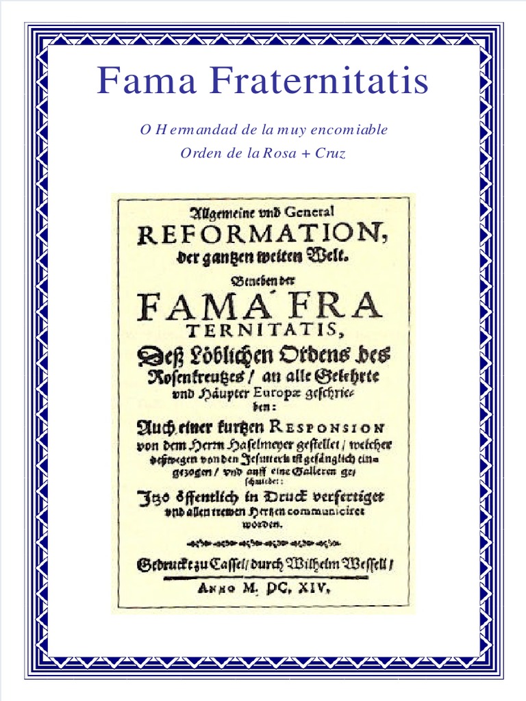 Fama Fraternitatis | PDF