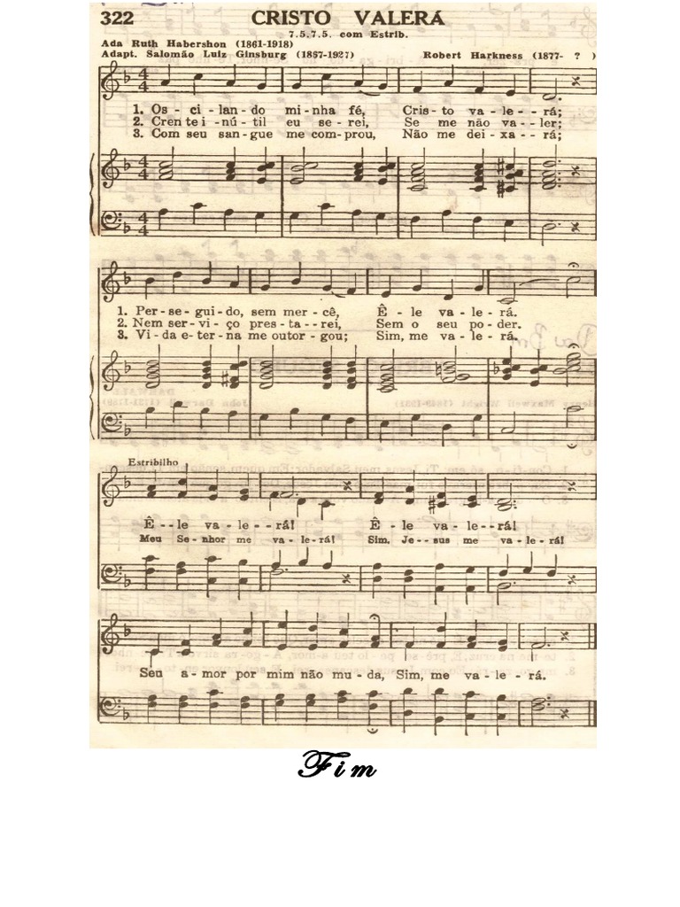 Cantor Cristao 321 Cristo Valera | PDF