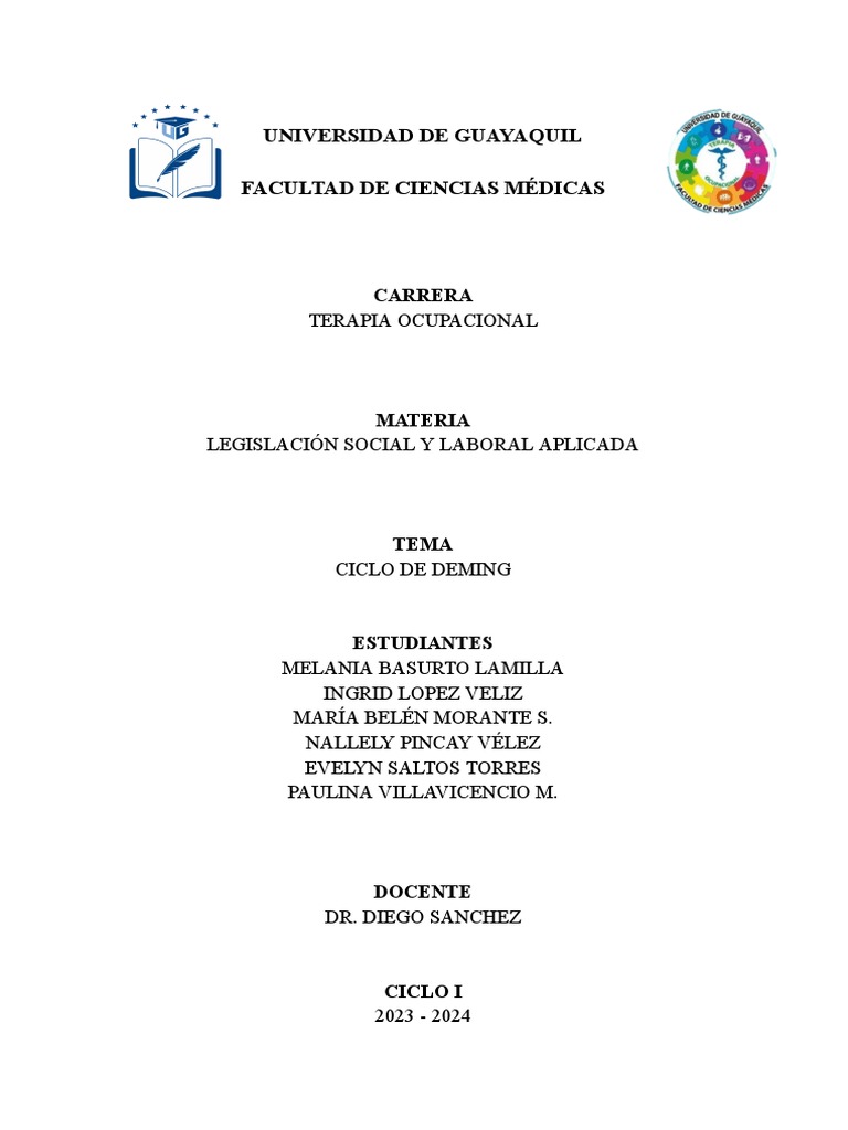 Ciclo de Deming | PDF | Hospital | Cuidado de la salud