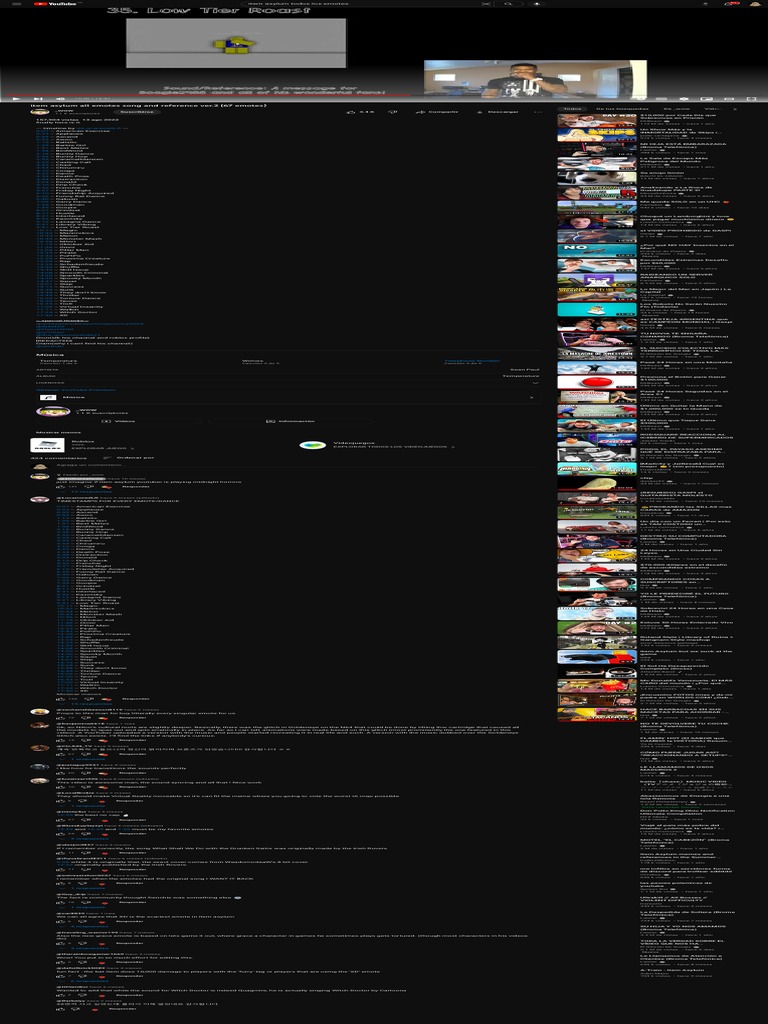 Item Asylum All Emotes Song and Reference Ver.2 (67 Emotes) - YouTube | PDF