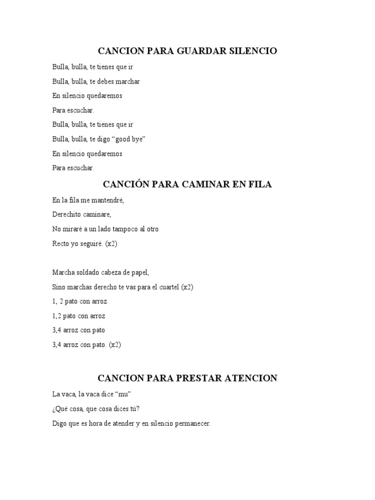 Canciones | PDF