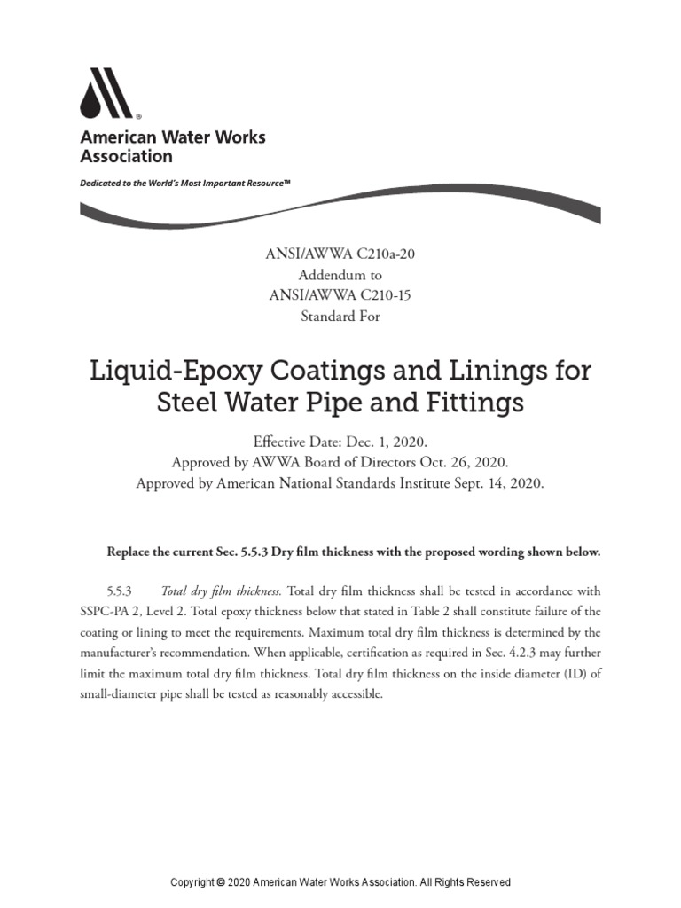 C210-15 - Addendum Nov 2020 | PDF