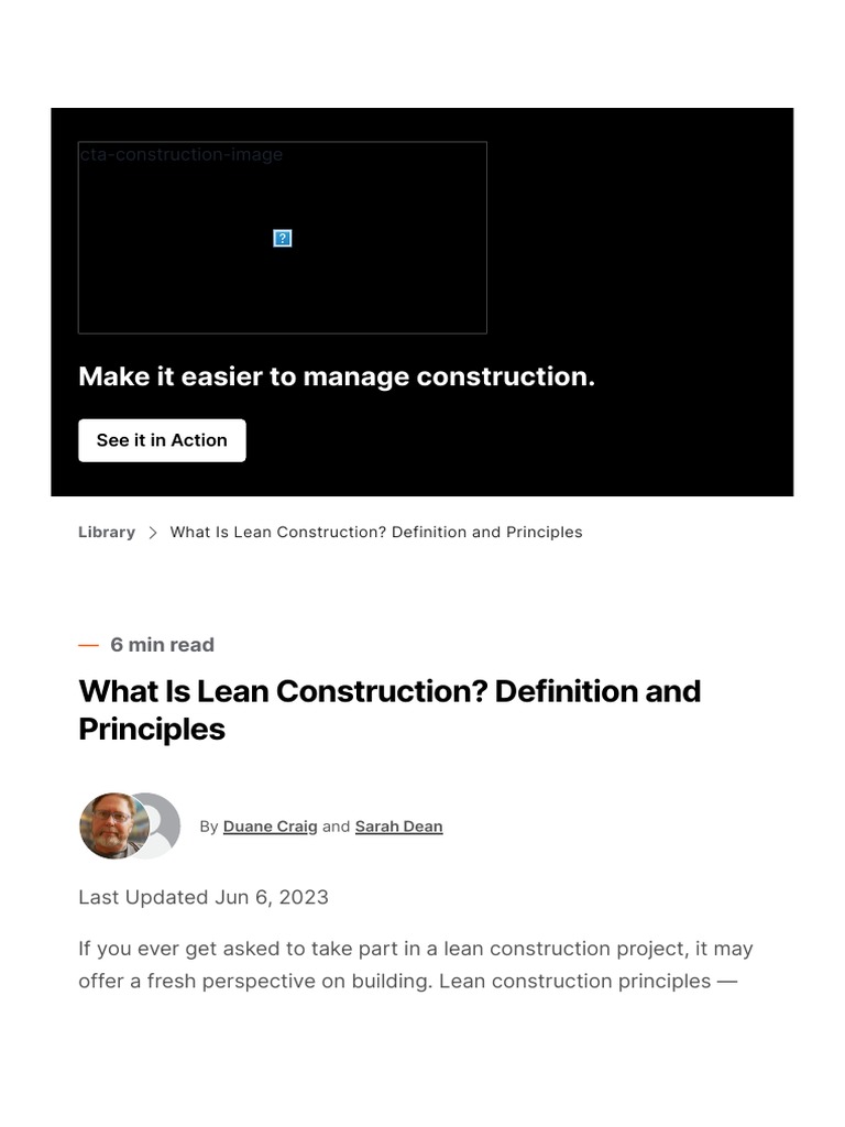 Understanding Lean Construction Principles | PDF | Business | Economies