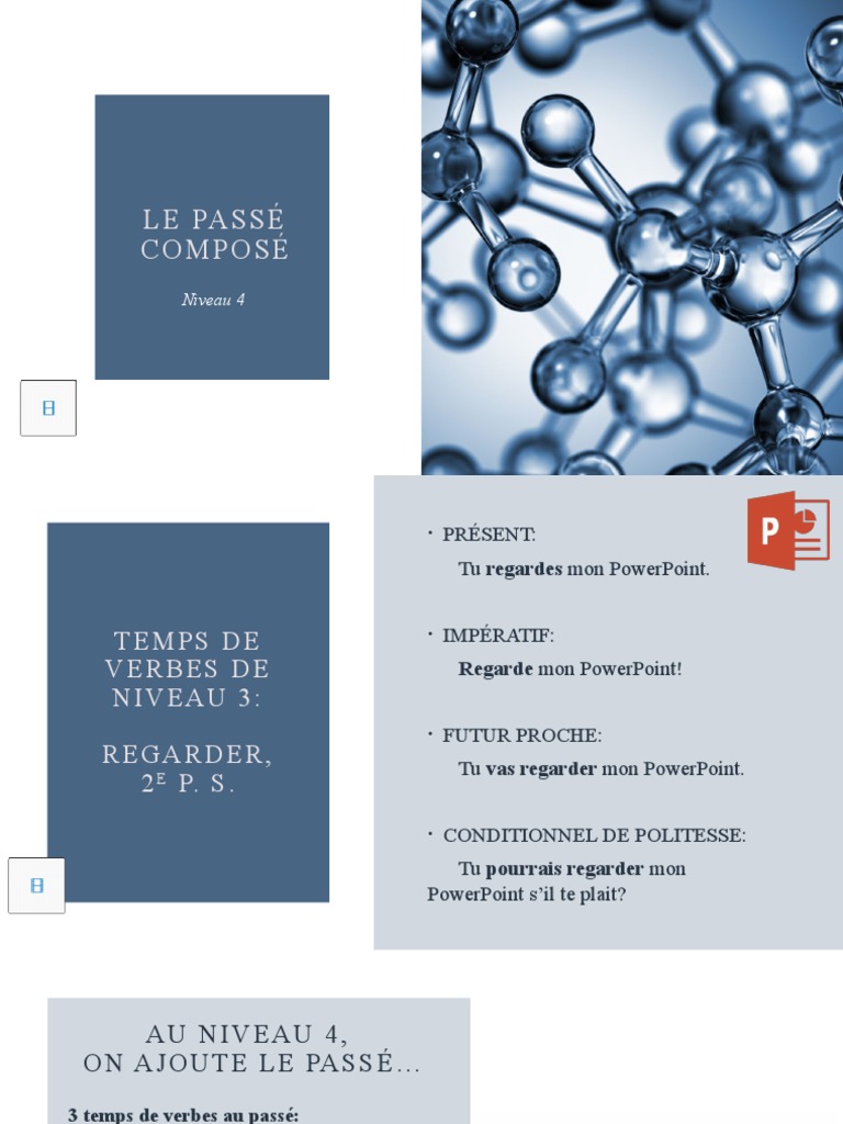 Passé Composé - Partie 1 | PDF | Verbe | Typologie linguistique