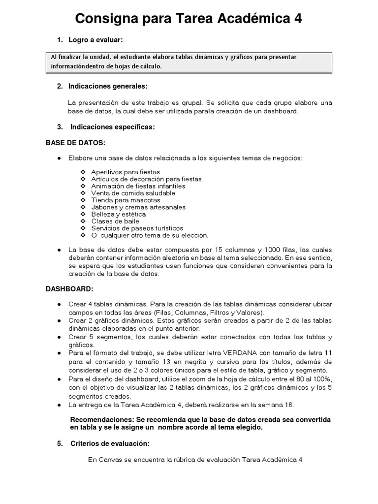 Consigna TA4 | PDF | Bases de datos | Informática
