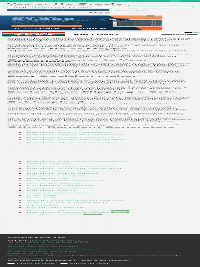 Yes or No Oracle - Let The Oracle Decide | PDF | Question | Linguistic ...