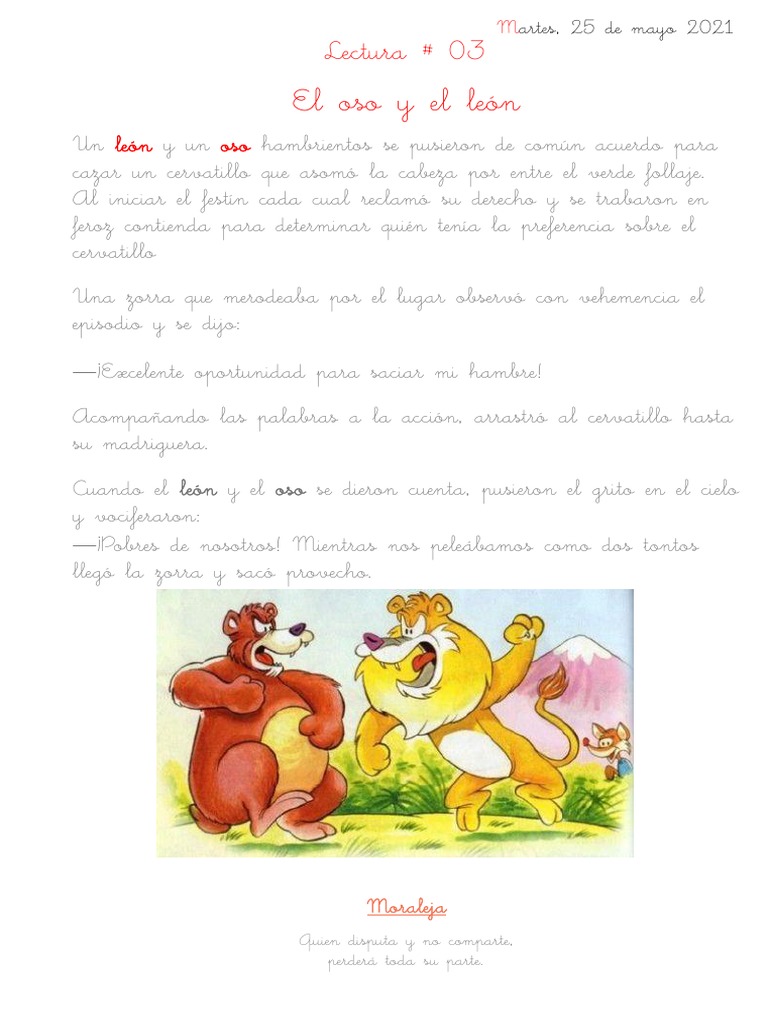 El Oso y El León | PDF