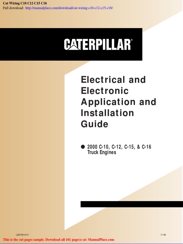 Cat Wiring c10 c12 c15 c16 | PDF