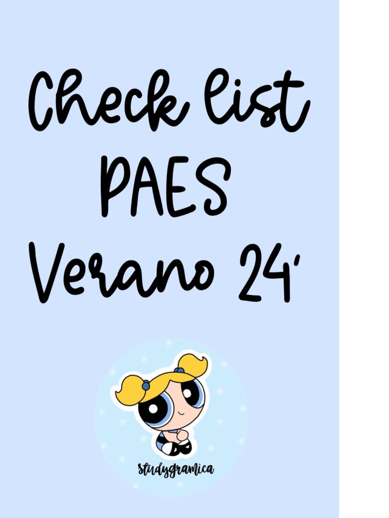 Check List 24' | PDF