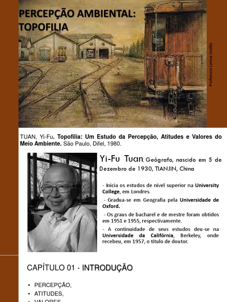 Topofilia e Topofobia | PDF | Psicologia | Ciência cognitiva