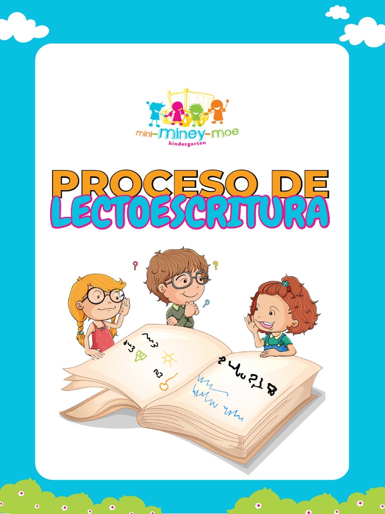 Guía Proceso de Lectoescritura Mini Miney Moe Academy | PDF | Escritura | Comunicación escrita