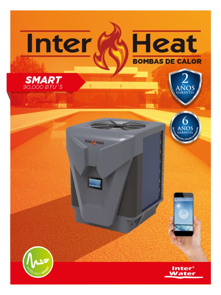 FOLLETO-INTER HEAT SMART-90SH-110422 | PDF | Ingeniería Termodinámica | Transferencia de calor