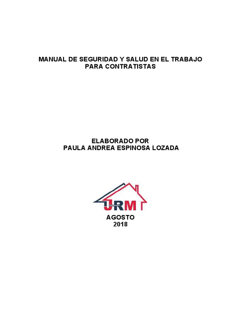 Manual Contratistas | PDF