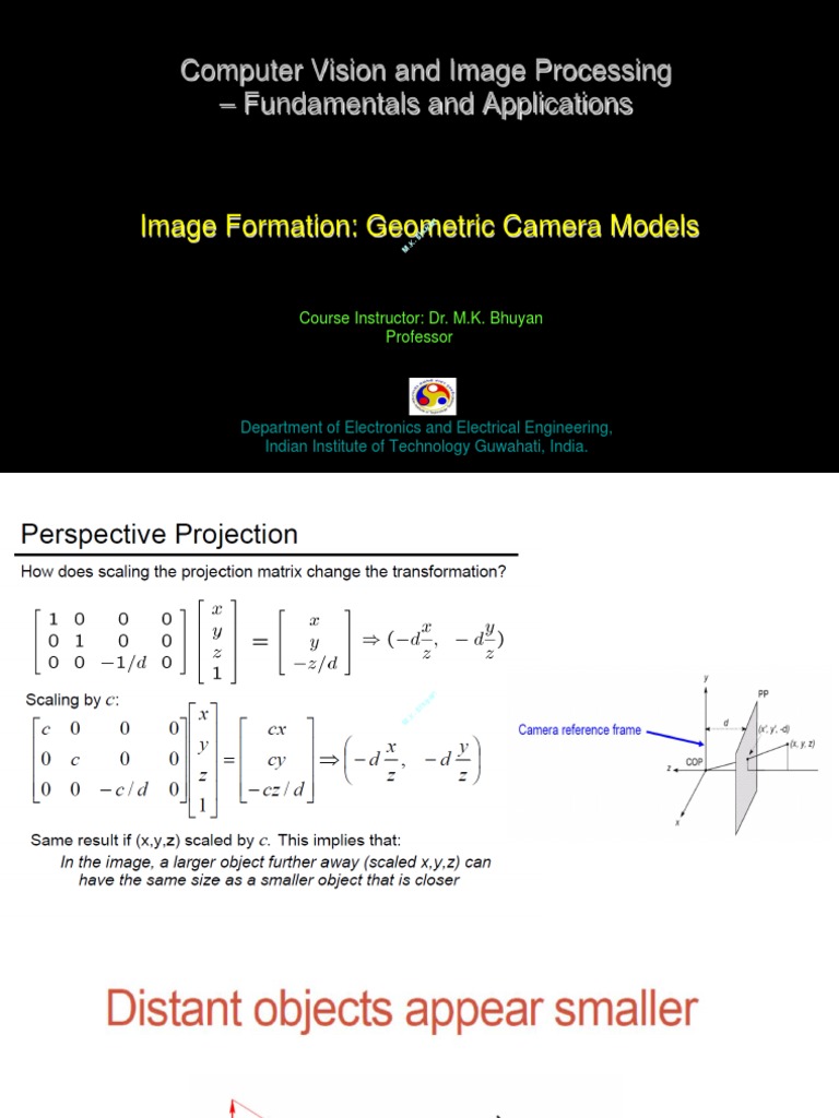 Computer Vision and Image Processing - Fundamentals and Applications | PDF