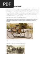 Línea Del Tiempo Historia de La Ingeniería Automotriz | PDF | Motores | Vehículos terrestres