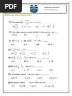 Linear Algebra Exam Guide | PDF | Geometry | Algebra