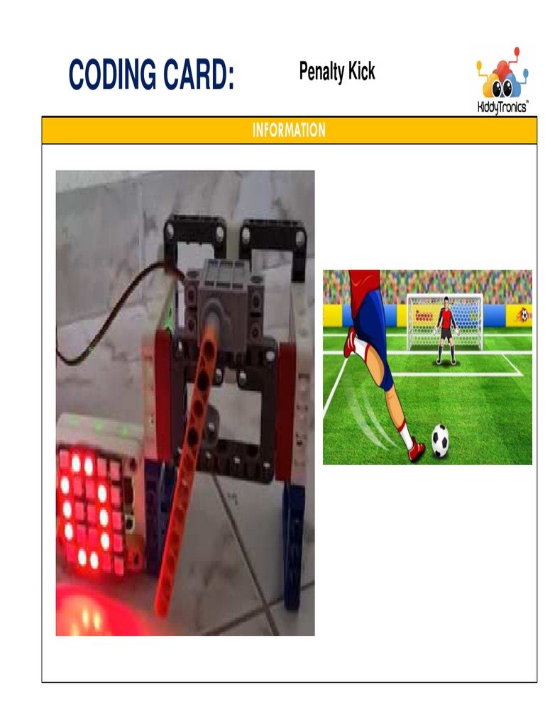 01 - Coding Card - PenaltyKick | PDF