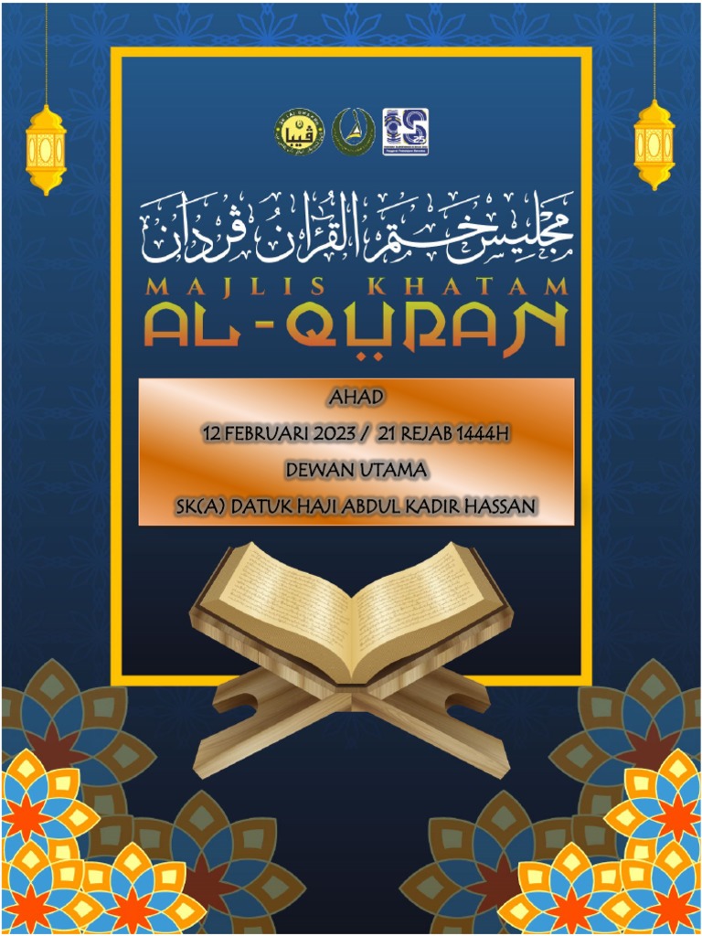 Buku Program Khatam Al Quran 2023 | PDF Buku Program Khatam Al Quran 2023 | PDF