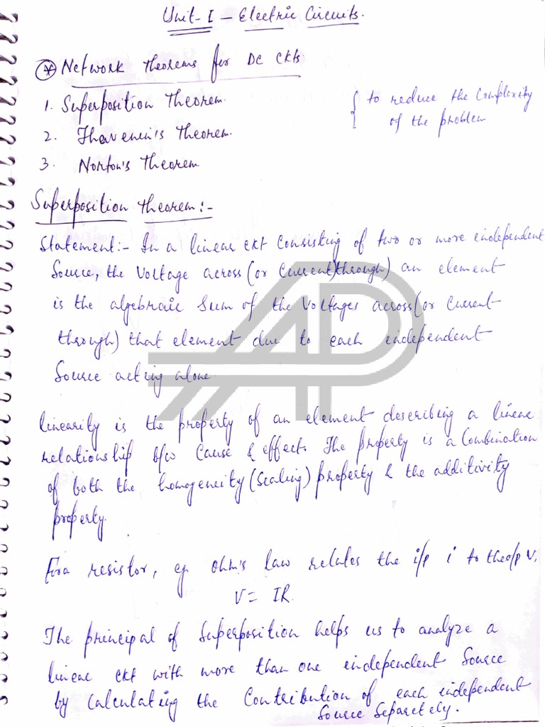 Electrical Unit 1 - Watermark | PDF