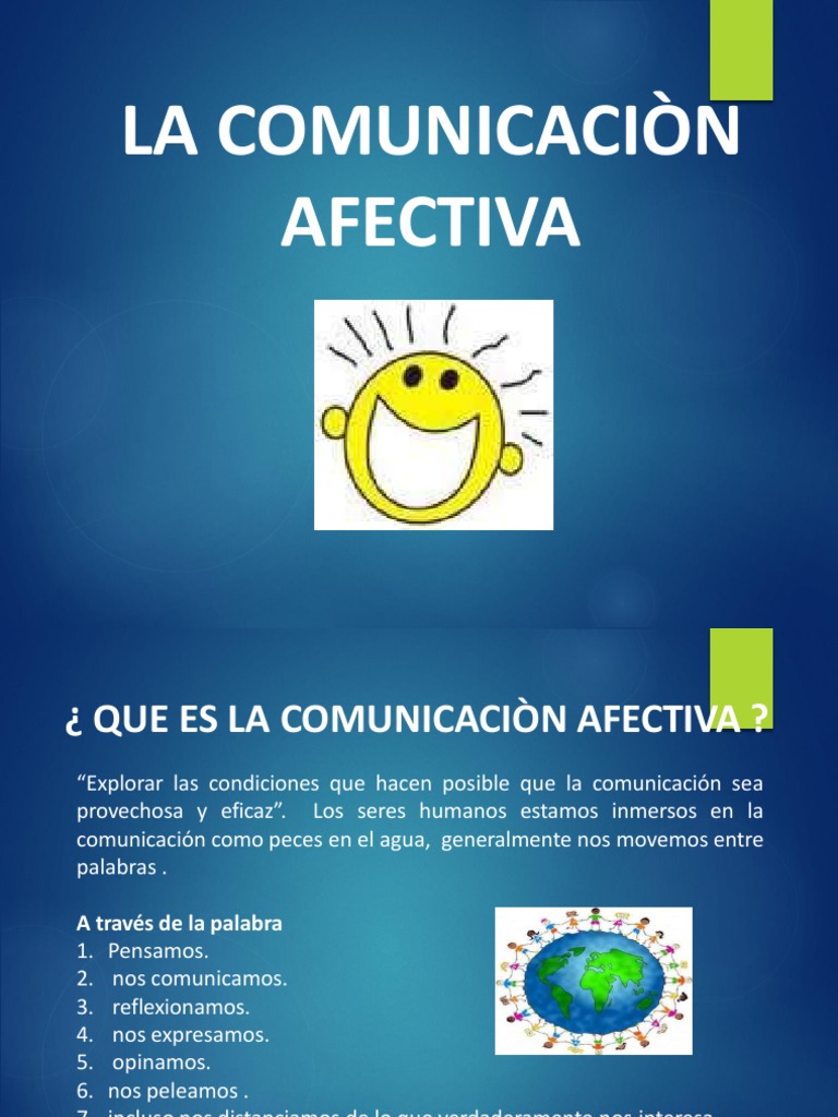 Comunicación Afectiva y Efectiva | PDF | Comunicación | Comunicación no ...