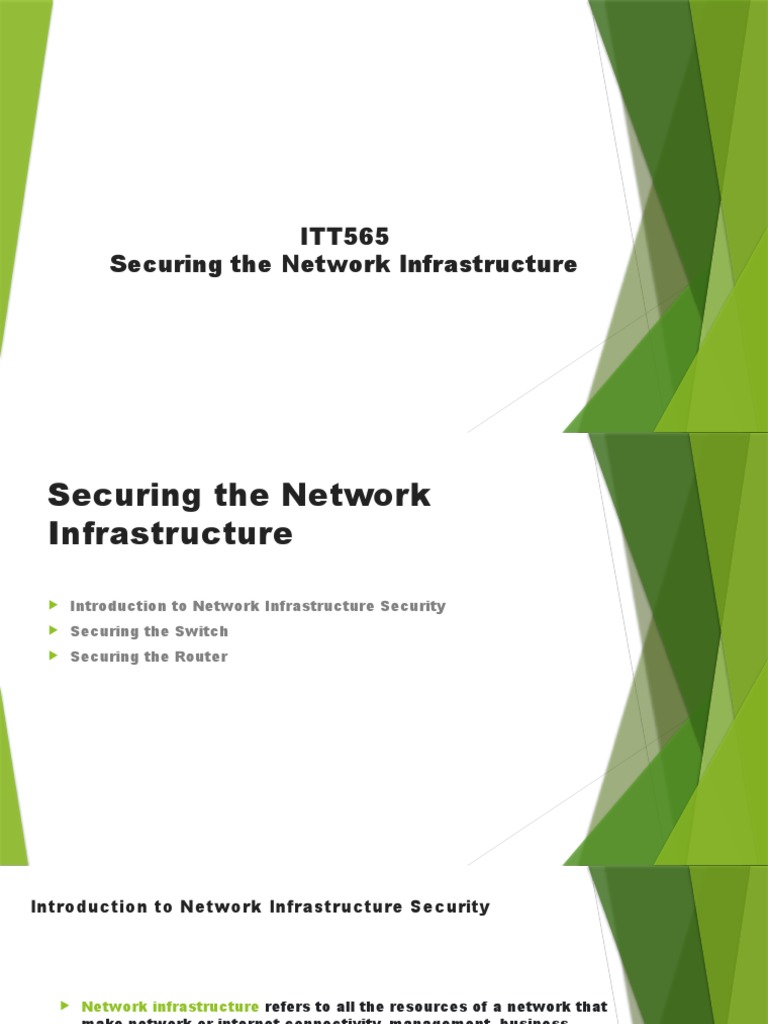 Network Infrastructure Security Guide | PDF | Security | Computer Security