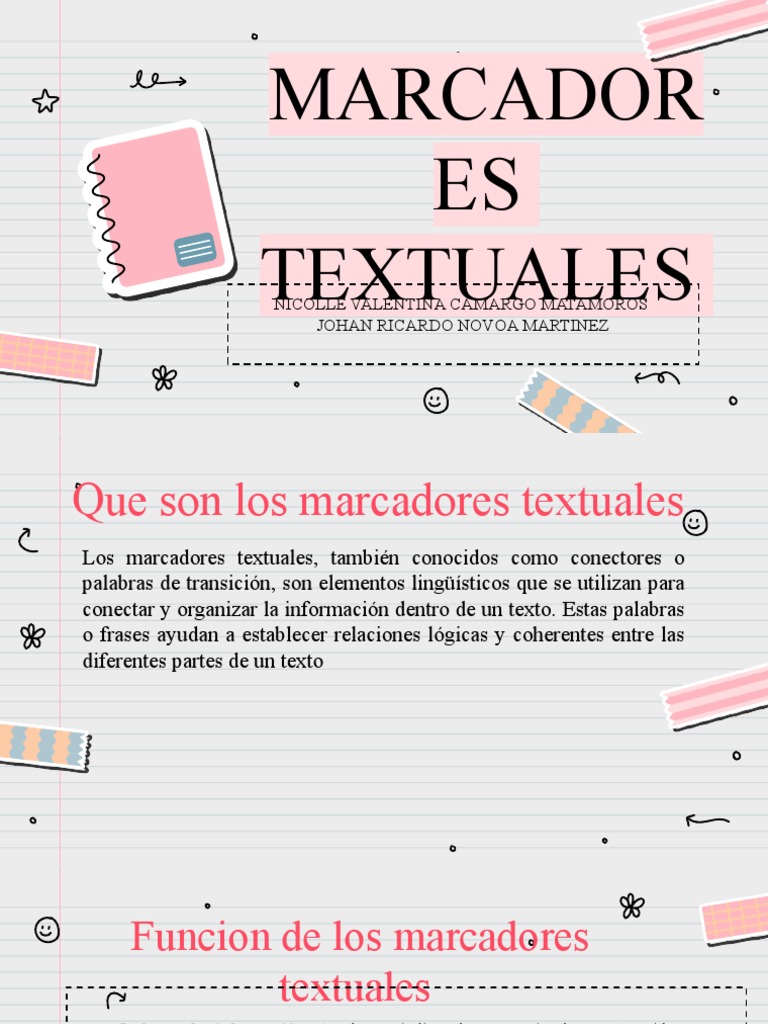 Marcadores Textuales | PDF | Ciencia cognitiva | Cognición