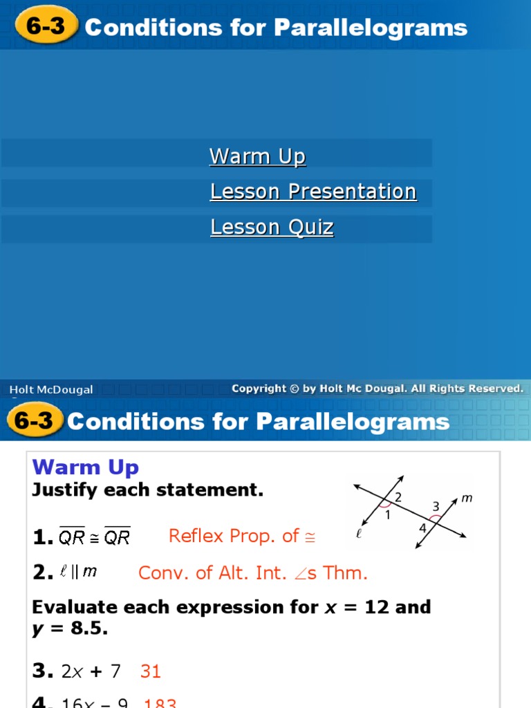 6-3 Math | PDF | Triangle | Classical Geometry