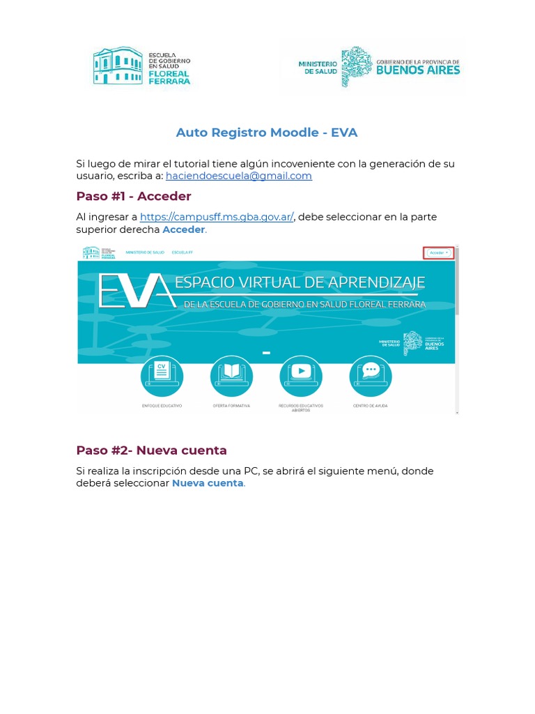 Auto Registro - EVA | PDF