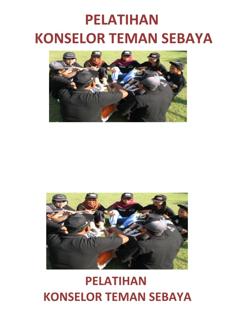 Syarat-Syarat Konselor Teman Sebaya | PDF | Karier & Perkembangan ...