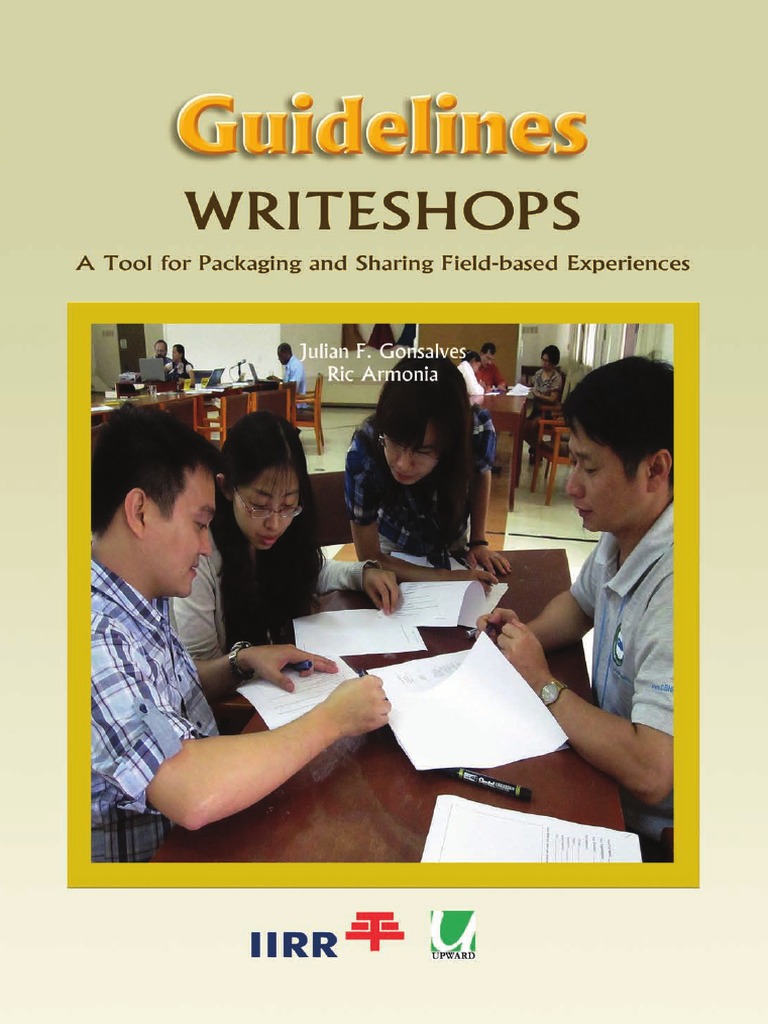 Writeshop Guidelines | PDF | Experience | Knowledge