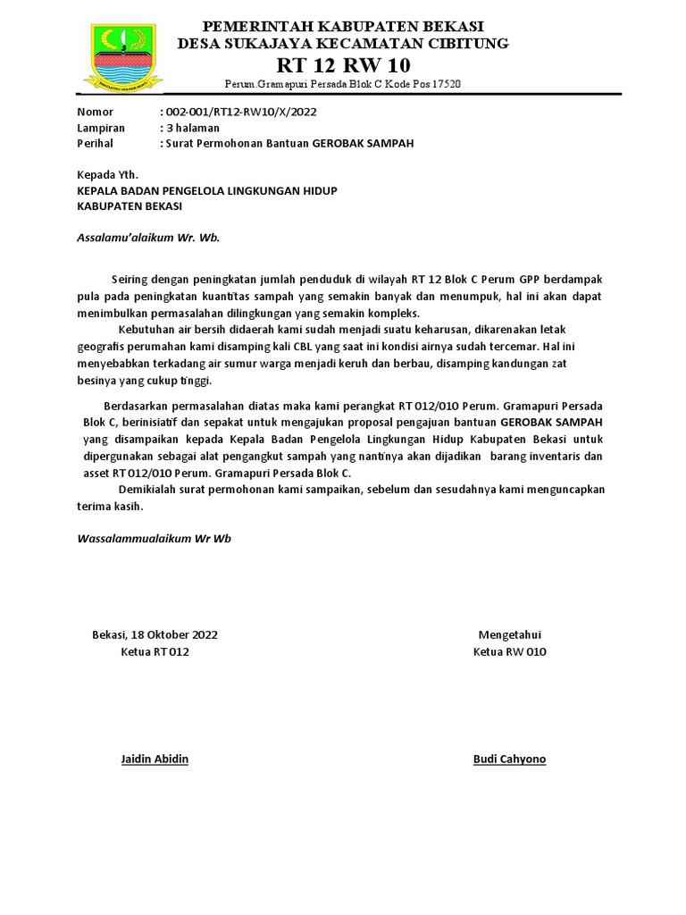 Proposal Gerobak | PDF Proposal Gerobak | PDF