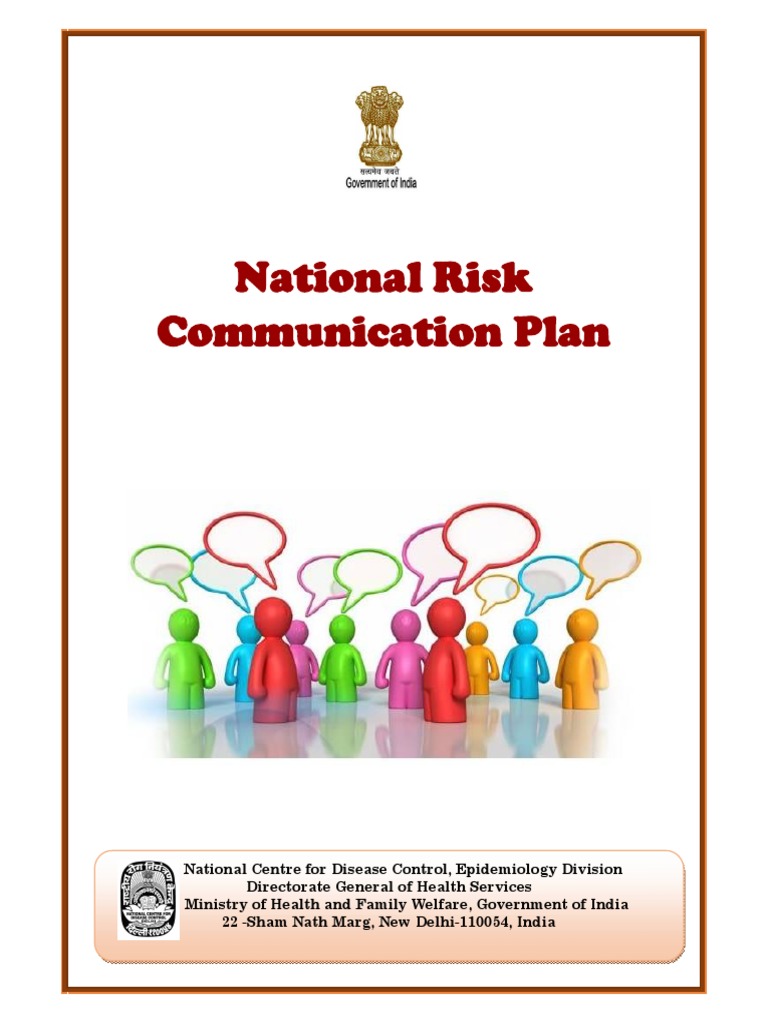 National Risk Communication Plan of India | PDF