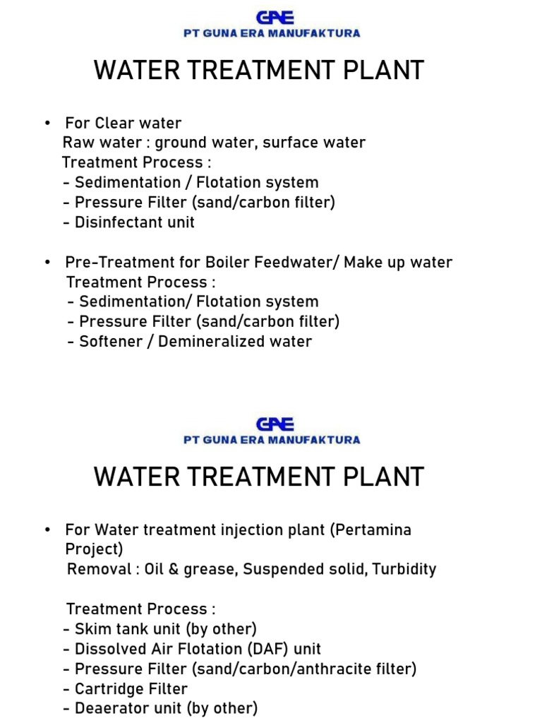 WTP Reference GEM | Download Free PDF | Water Purification | Water ...