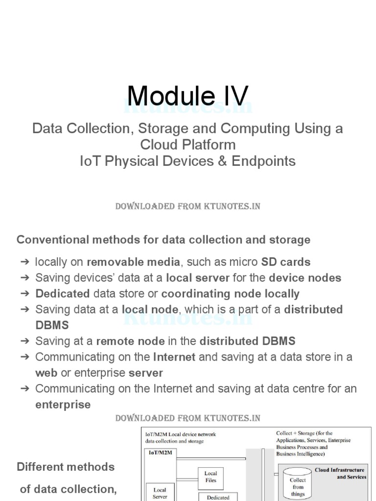 Iot - M4 | PDF | Cloud Computing | Software As A Service