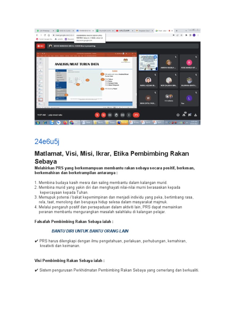 Pembimbing Rakan Sebaya INFO 2022 | PDF