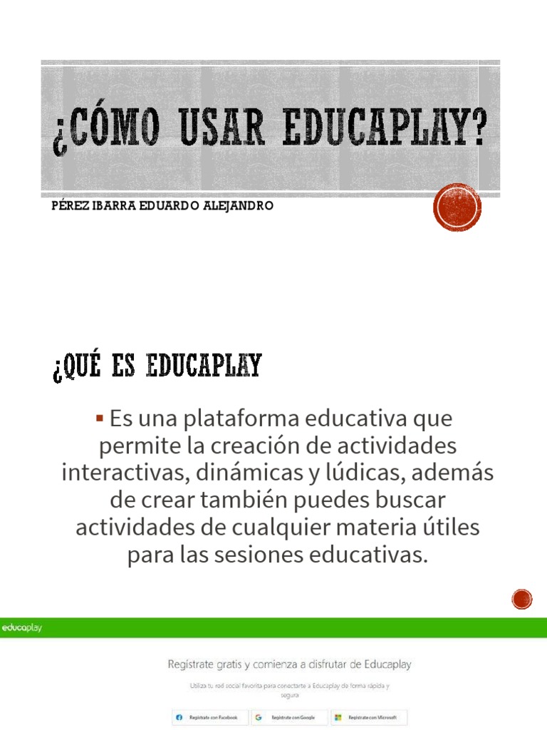Cómo Usar Educaplay | PDF