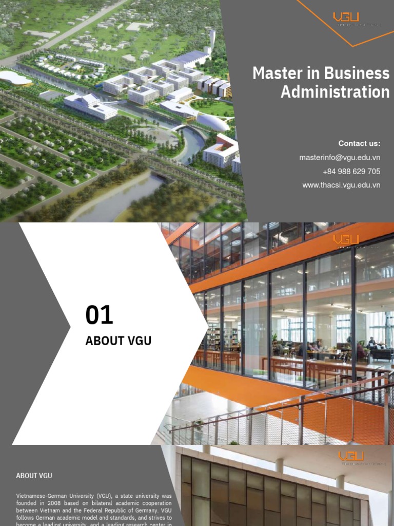 VGU - Master in Business Administration - MBA | PDF | Master Of ...