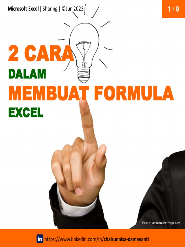 2 Cara Membuat Formula Excel | PDF
