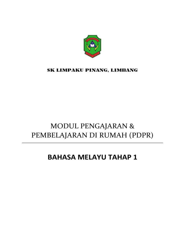 Modul Pdpr Bm Tahap 1 Pdf