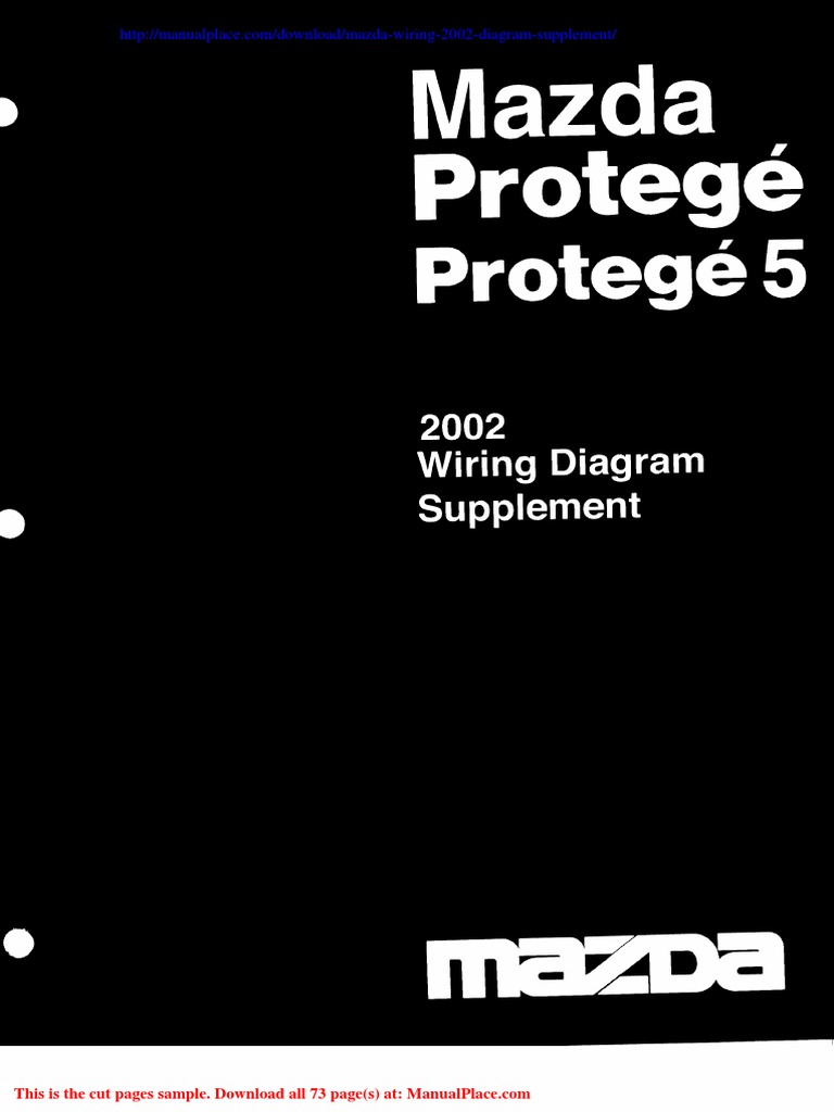 Mazda Wiring 2002 Diagram Supplement | PDF