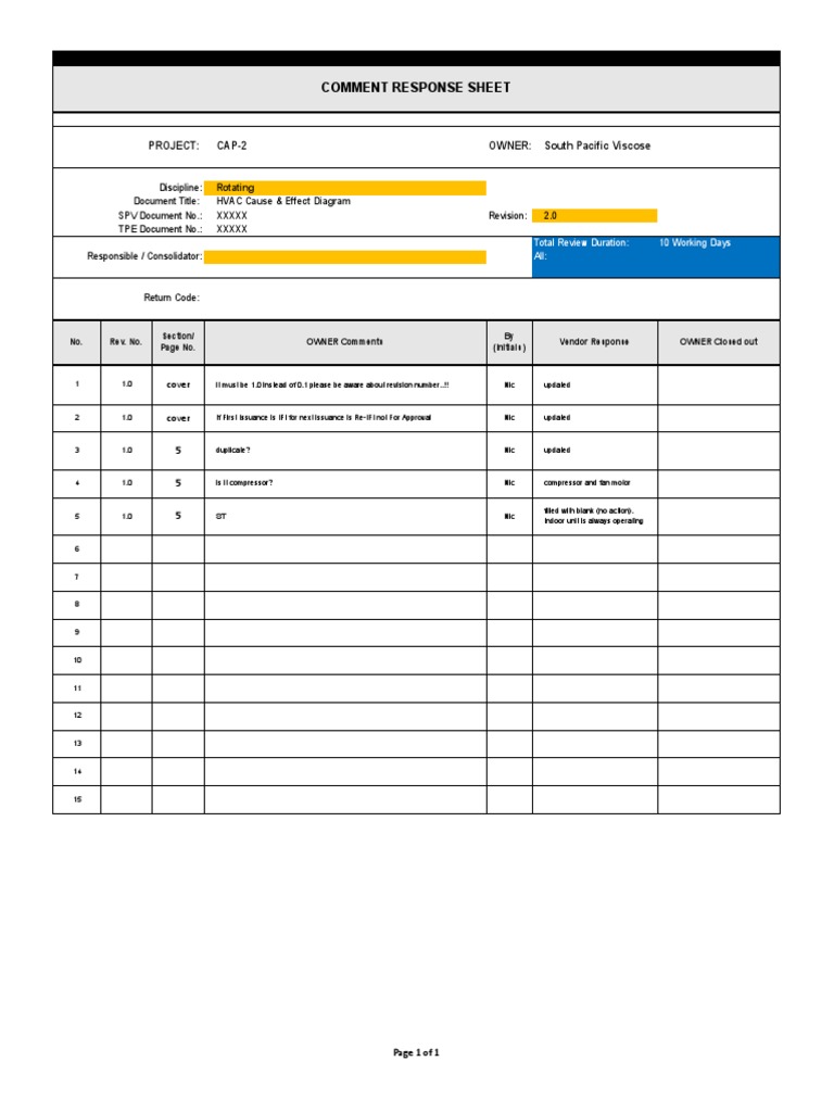 HVAC Cause & Effect Diagram | Download Free PDF | Mechanical ...