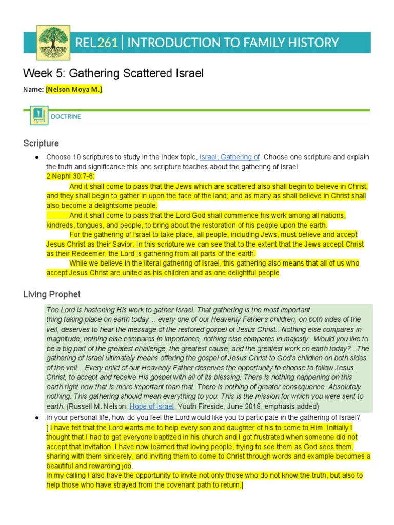Gathering Scattered Israel Study Guide | PDF | Jesus | Abrahamic Religions