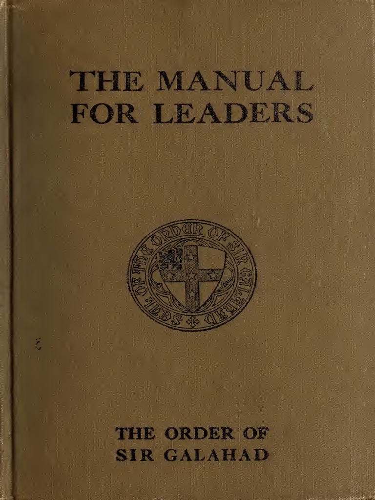 Manual For Leaders 00 or de | PDF | Galahad | Scouting